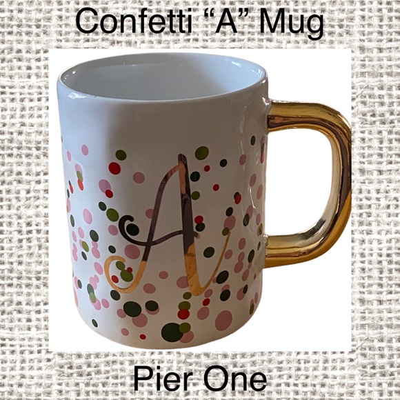 Pier 1 | Dining | Pier One Large Confetti A Mug | Poshmark
